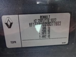 Kleurcode Renault vinden? | Autolakopmaat.nl