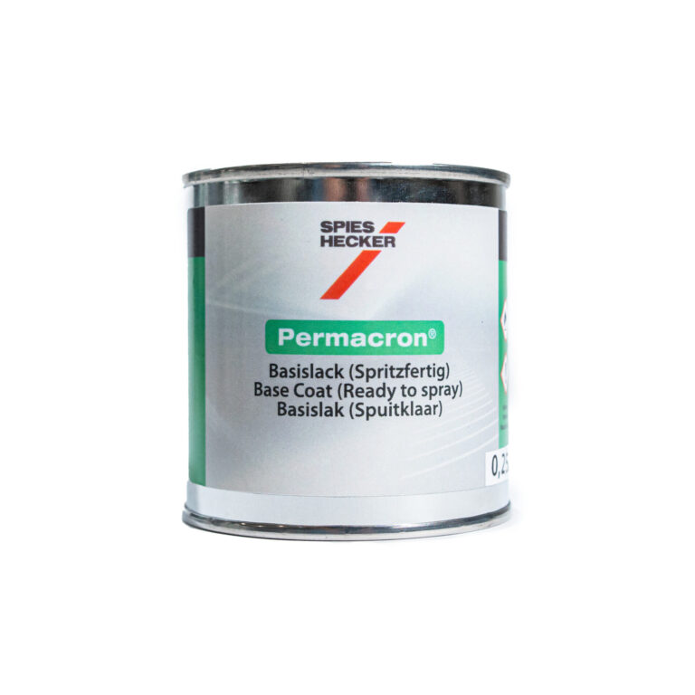 Set Permacron Basislak 250ml in blik - Autolakopmaat.nl