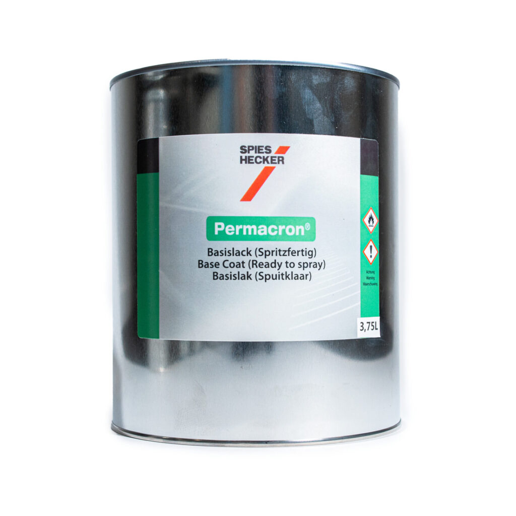 Set Permacron Basislak 3.75L in blik - Autolakopmaat.nl