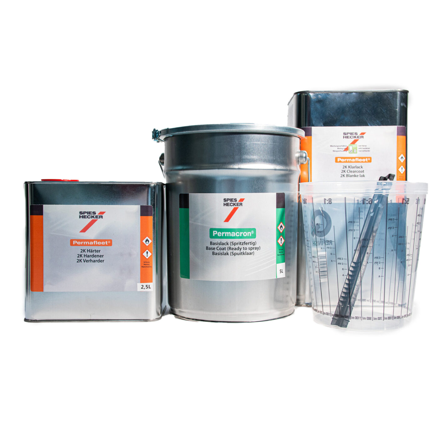 Permafleet 2K Aflak in blik - Autolakopmaat.nl
