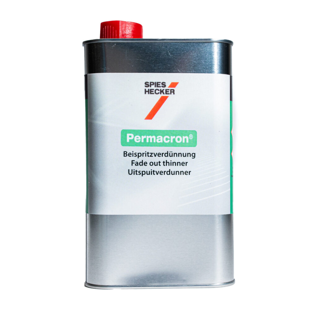 Permacron Uitspuitverdunner in blik - Autolakopmaat.nl