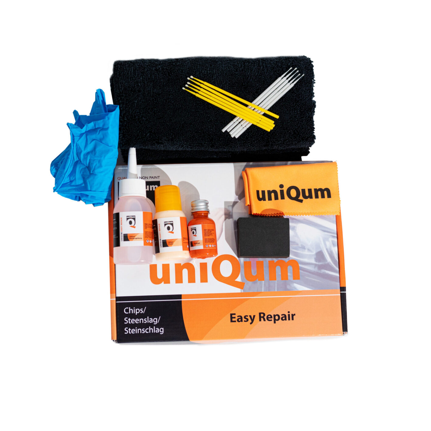 Steenslag herstellen met Easy Repair Steenslag Reparatie Set